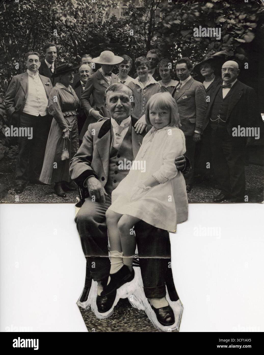 A photo from 1917 showing actor Louis Bouwmeester Sr. (1842-1925) on ...