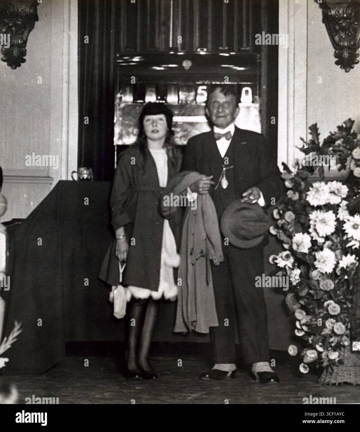 A photograph of Louis Bouwmeester Sr. (1842-1925) on his 80th birthday ...