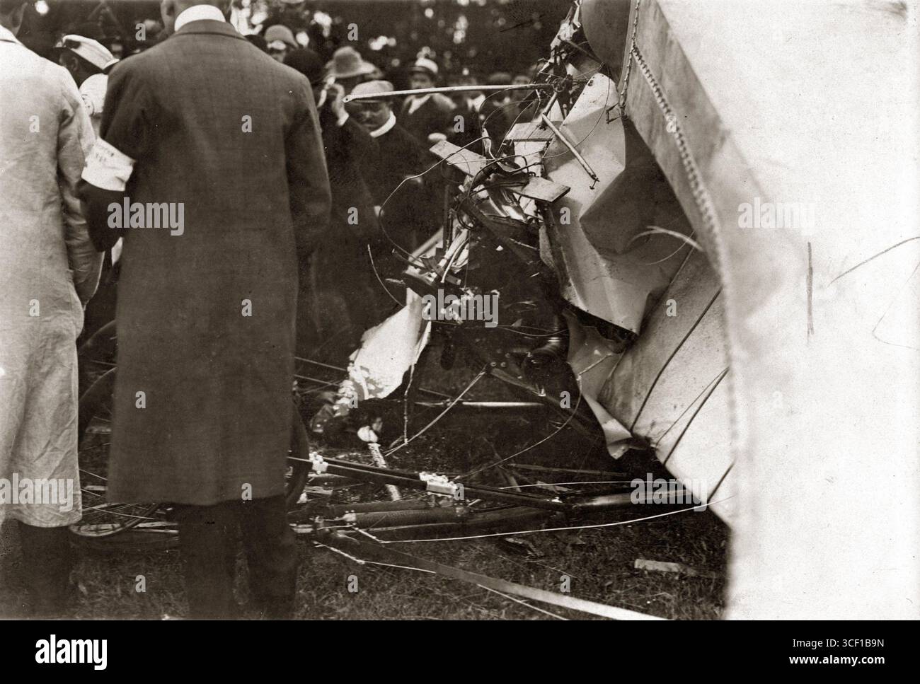 Louis Blériot, a pioneering French aviator, is seen here with the ...