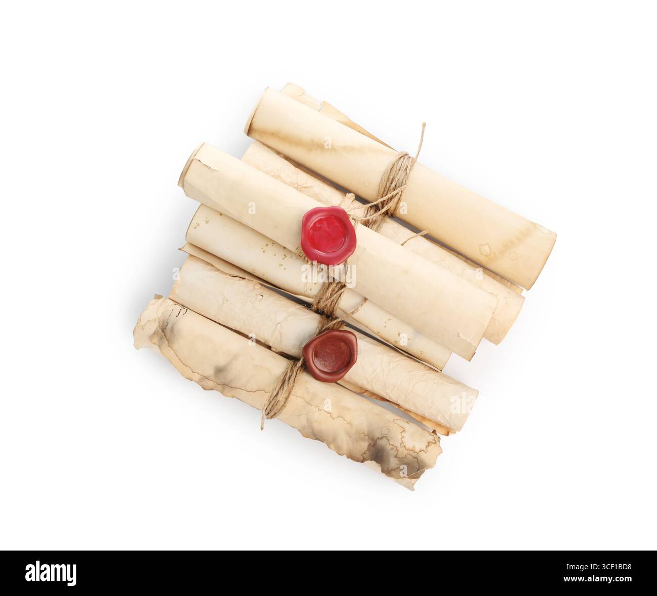 Many old rolled scrolls hi-res stock photography and images - Alamy