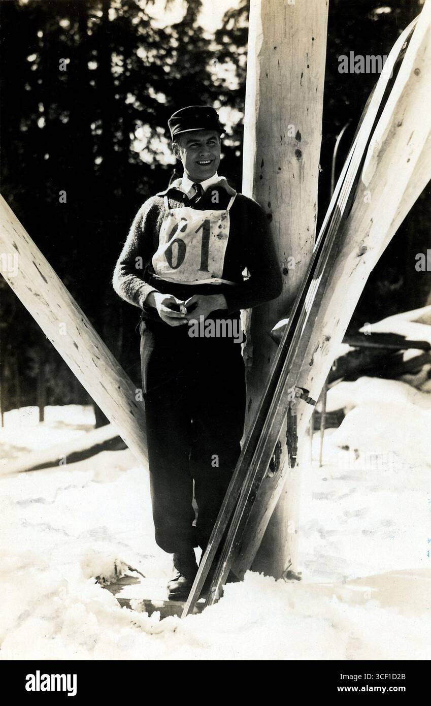 German actor Paul Richter is featured in an outdoor scene for the 1928 ...