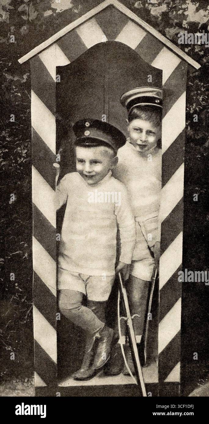 In 1911, the two eldest children of Kaiser Wilhelm, Princes Wilhelm ...