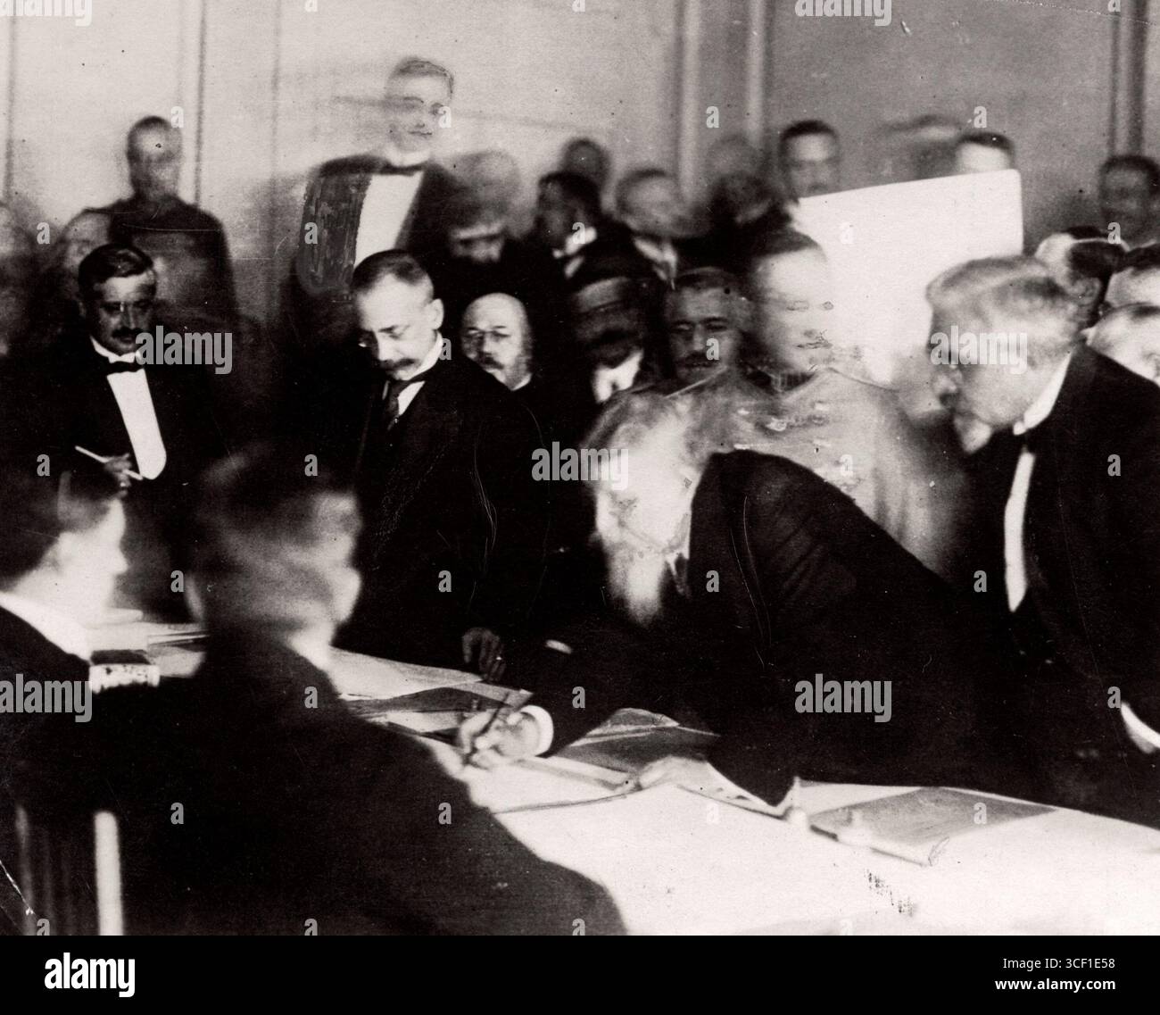 The signing of the Brest-Litovsk Peace Treaty took place on March 3 ...