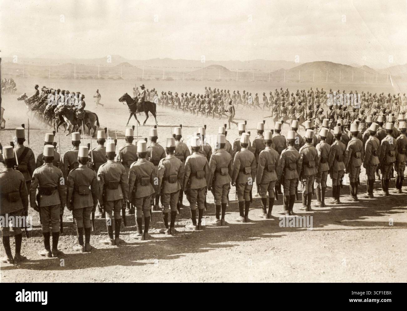 In 1924, Sudanese infantry and cavalry troops, accused of murder and ...