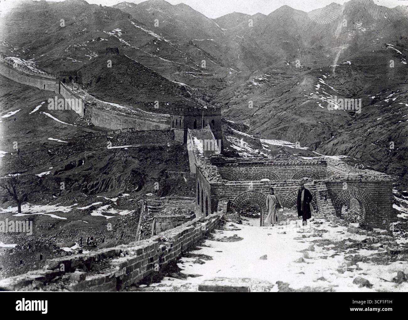 The Great Wall of China near Kalgan (now Zhangjiakou) between 1920 and ...