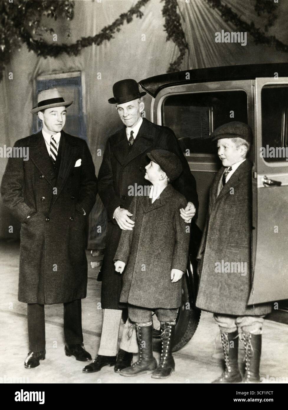 Henry Ford (1863-1942), American automotive pioneer, built his first ...