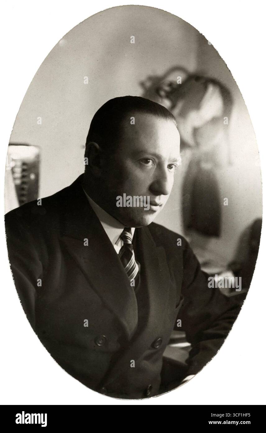 Cor Ruys (1889-1952), Dutch actor and director, photographed in 1923 ...