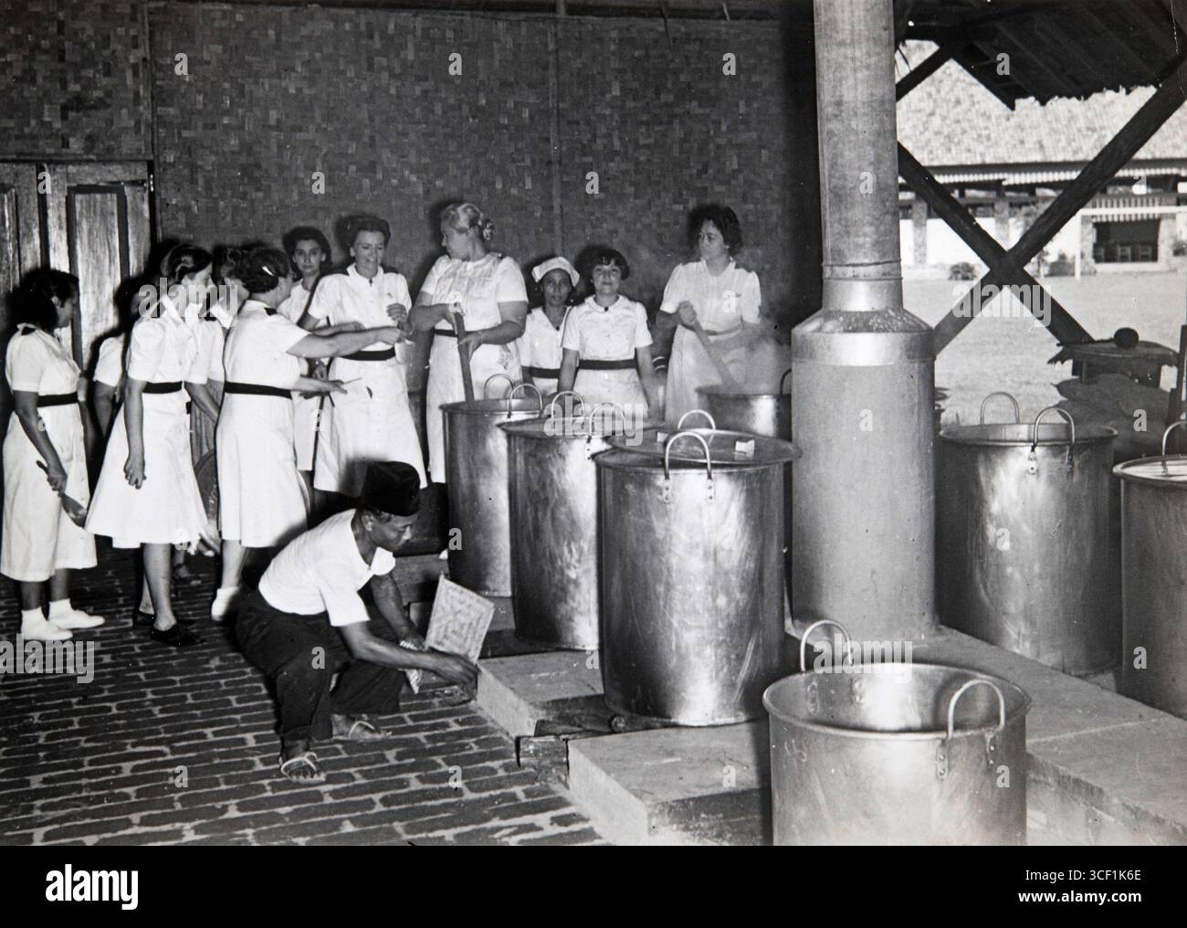 This photo shows the central kitchen in Batavia, operated by the ...