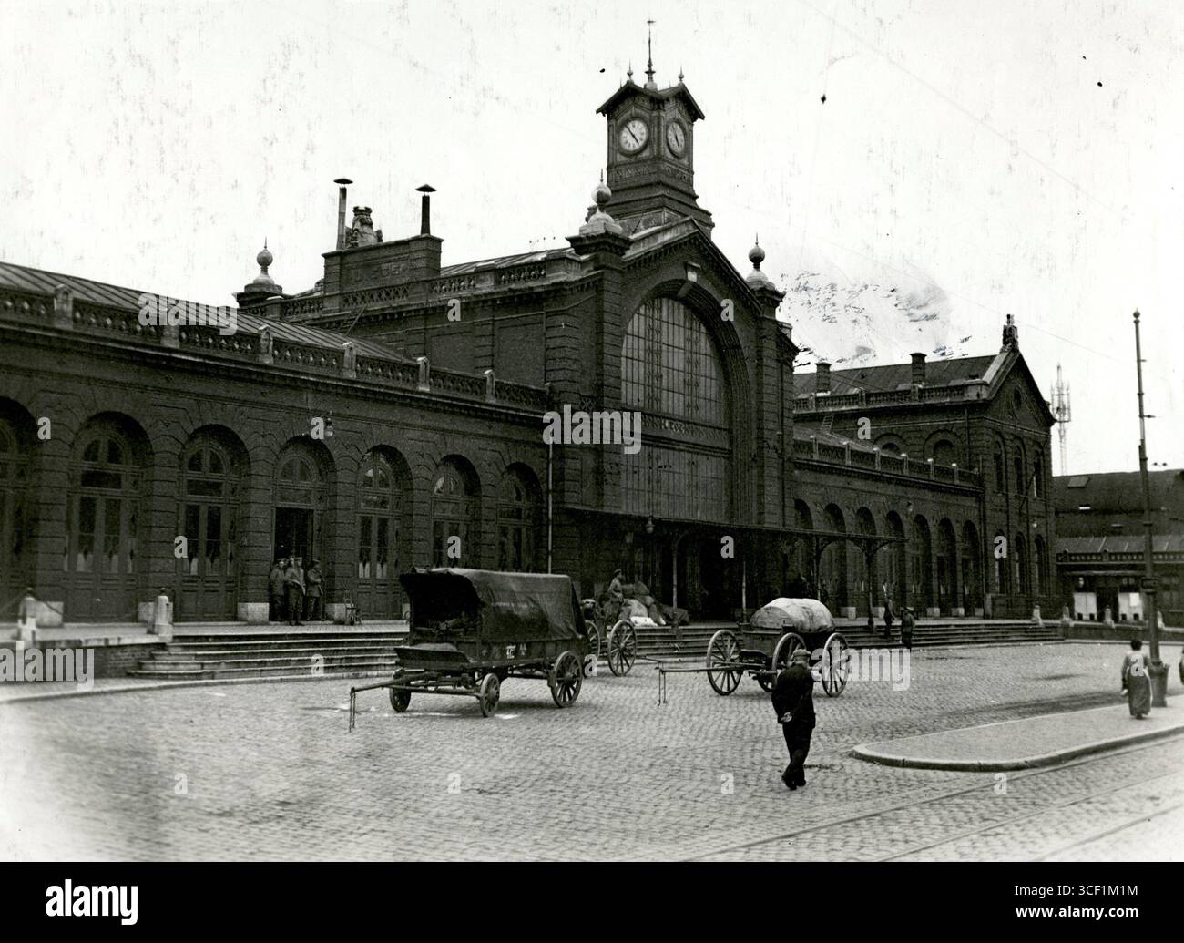 In 1914, the railway station in Liège, Belgium, was occupied by German ...