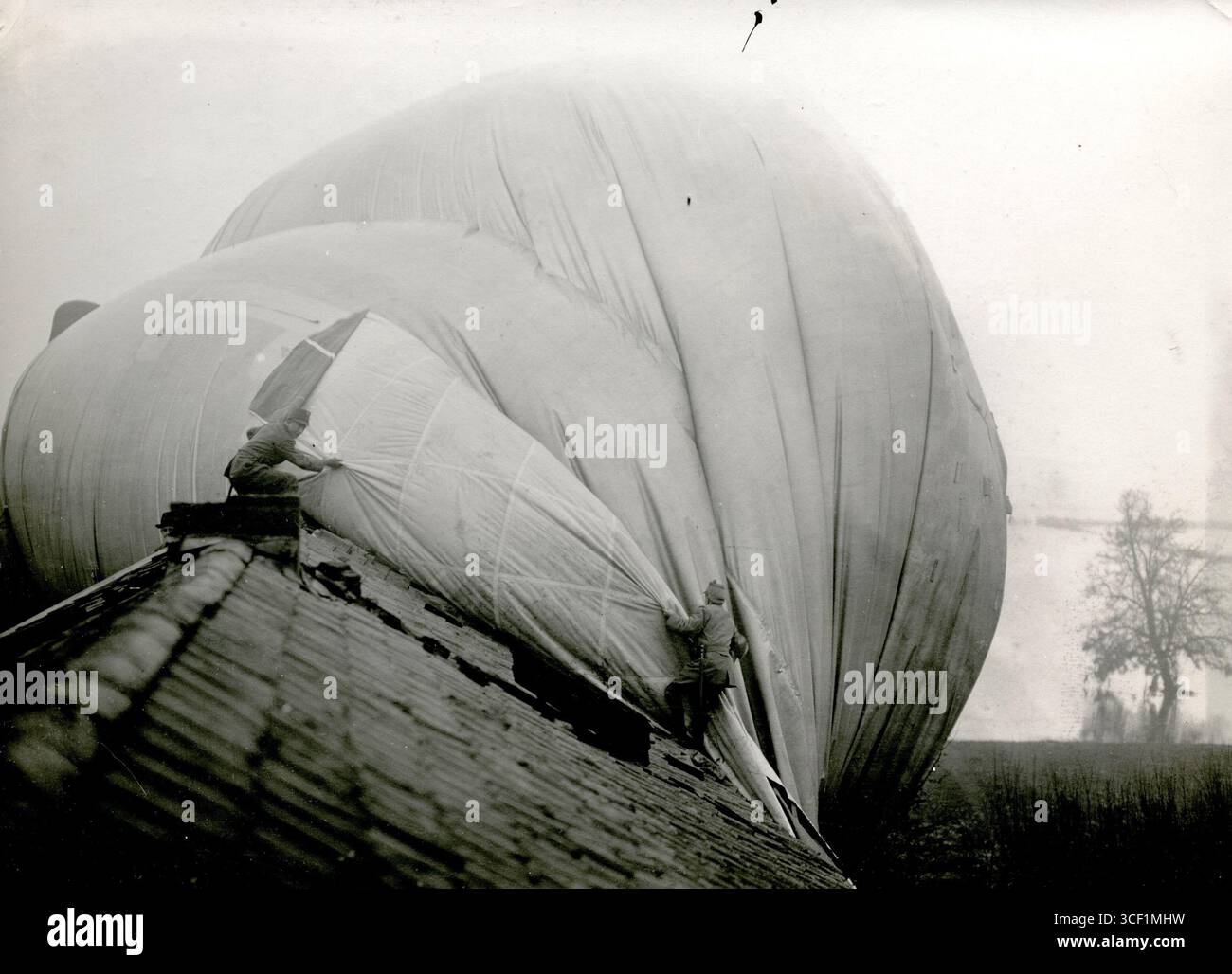 Zeppelin crash cleanup hi-res stock photography and images - Alamy
