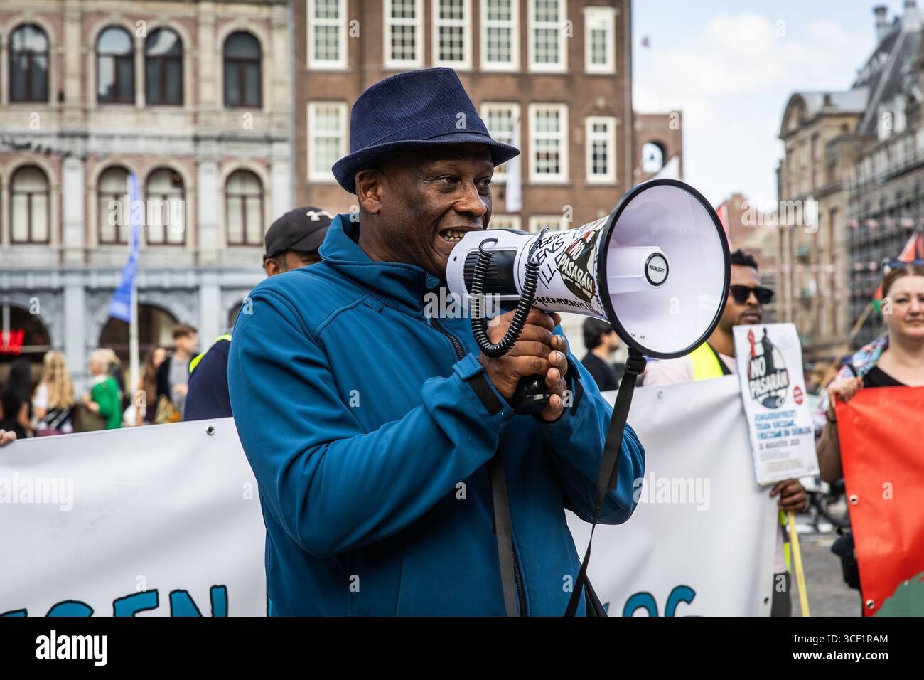 AMSTERDAM - Demonstration on Dam Square against racism, fascism, and ...