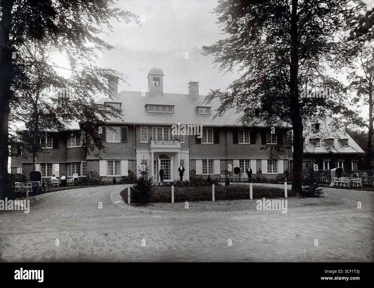 The exterior of Hotel Het Bosch van Bredius in Bussum, Netherlands ...
