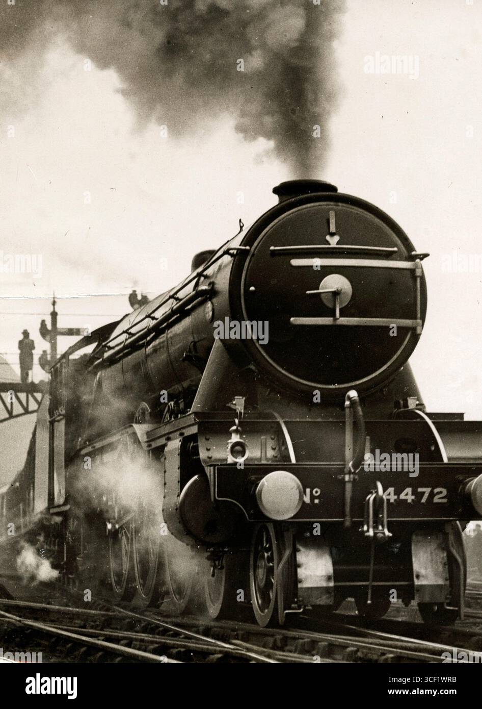 The Flying Scotchman No. 4472, a locomotive of the train that runs non ...