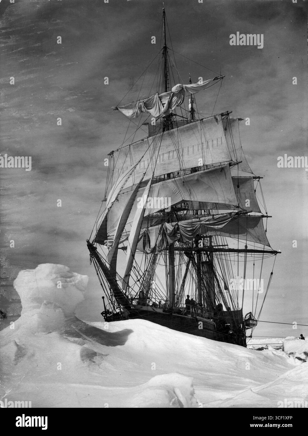 The steam-sailing ship Terra Nova, led by Robert Falcon Scott, became ...