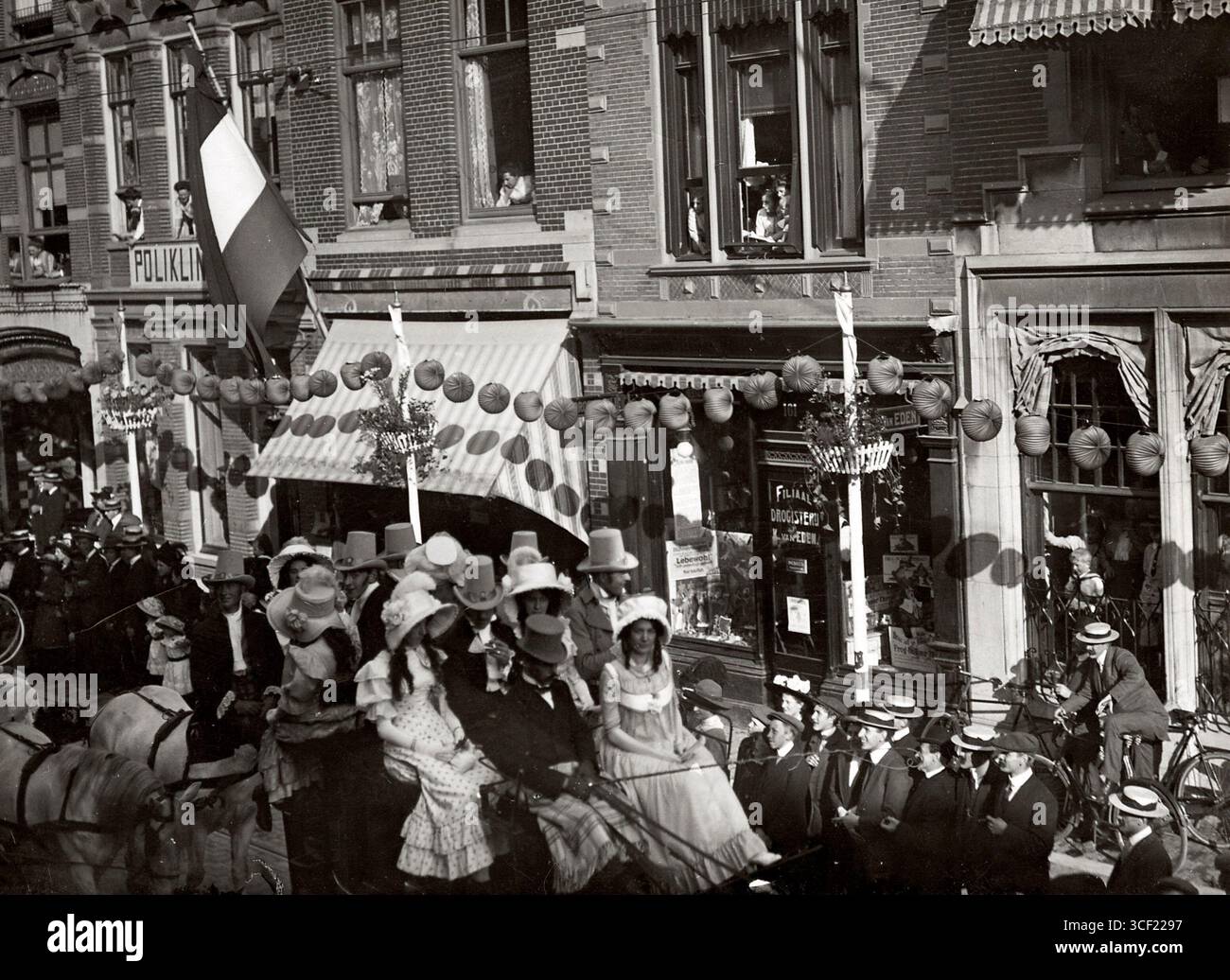 A historical parade in Haarlem, Netherlands, celebrated the 100th ...