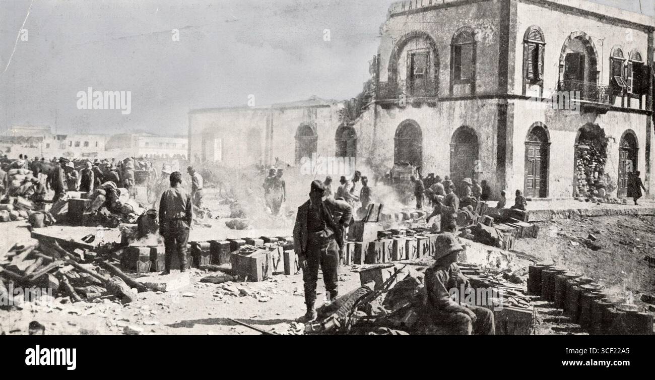 The 1911 Italo-Turkish War saw heavy fighting in Tripoli, Libya ...