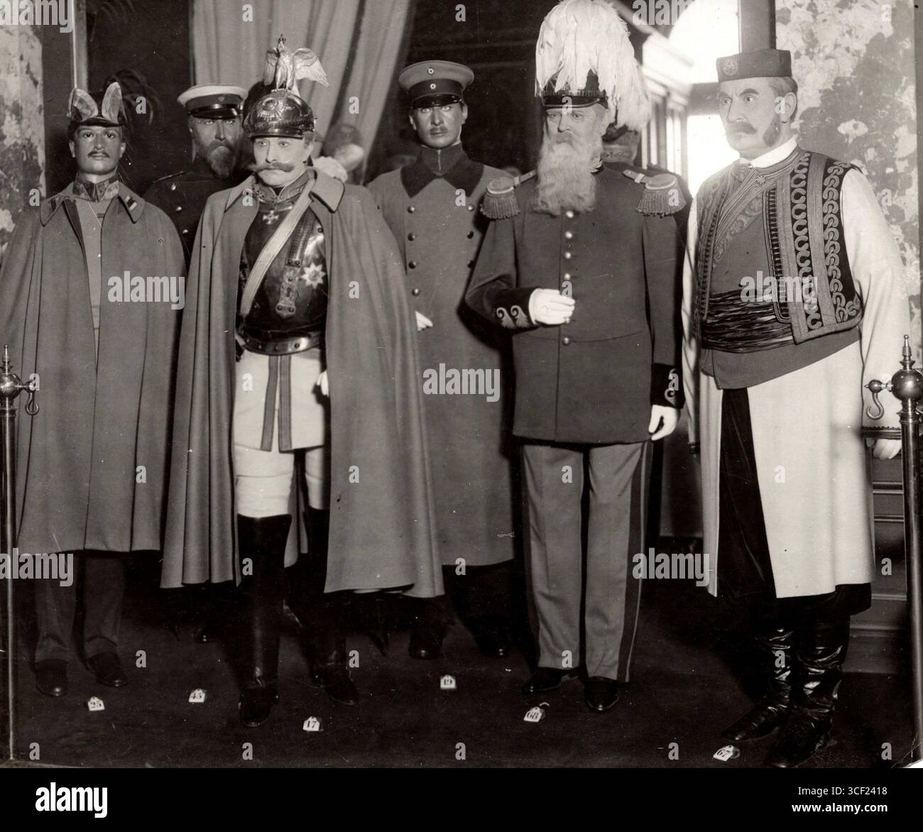 This 1919 photo from the Panopticum gallery shows wax figures of ...