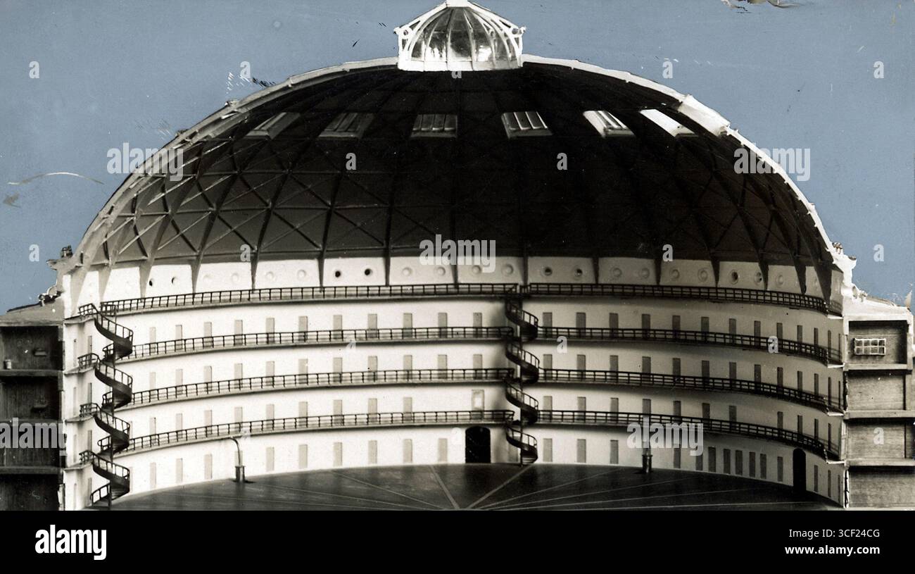 In 1914, a model of the Dome Prison in Haarlem, Netherlands, was ...