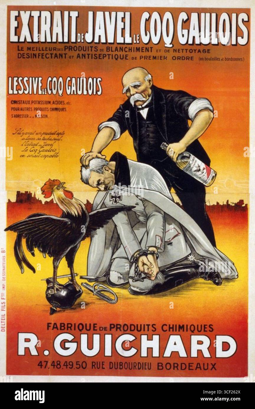 Javel le coq gaulois hi-res stock photography and images - Alamy