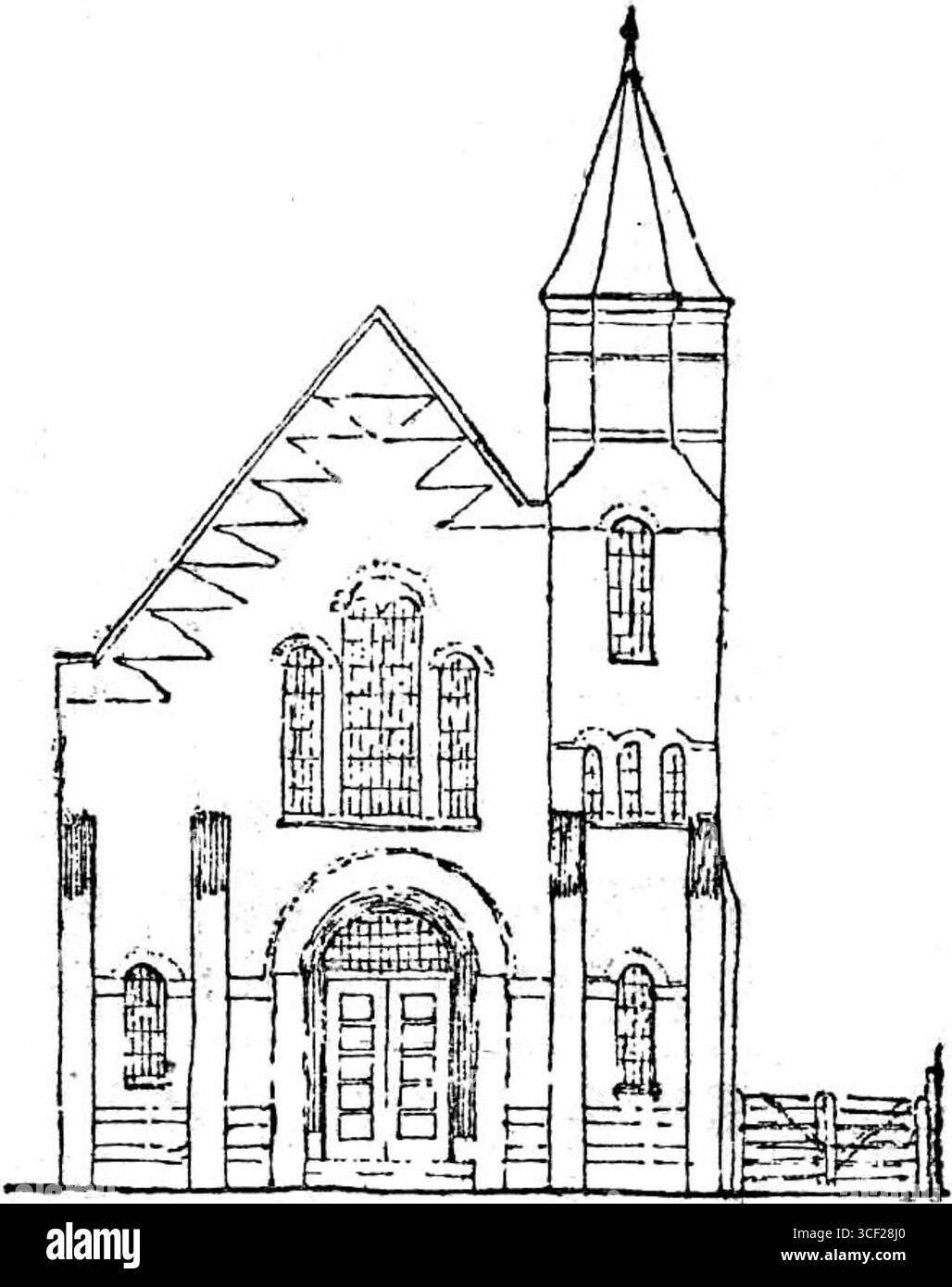 Building of dutch reformed church Cut Out Stock Images & Pictures - Alamy