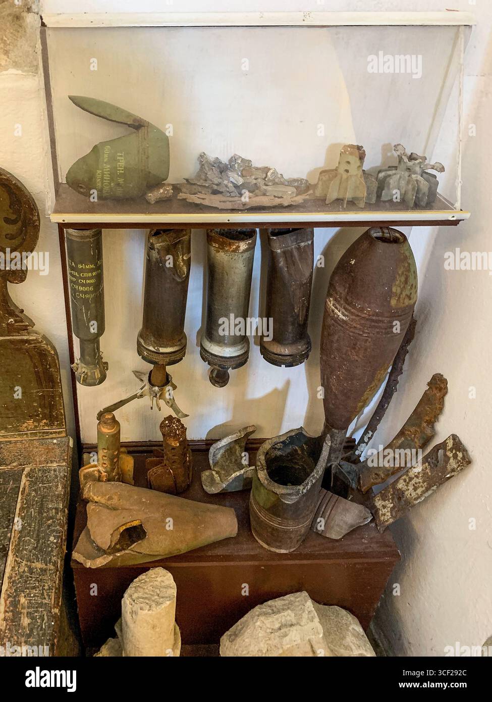 Shells and mortars that hit the historic Franciscan friary and church ...
