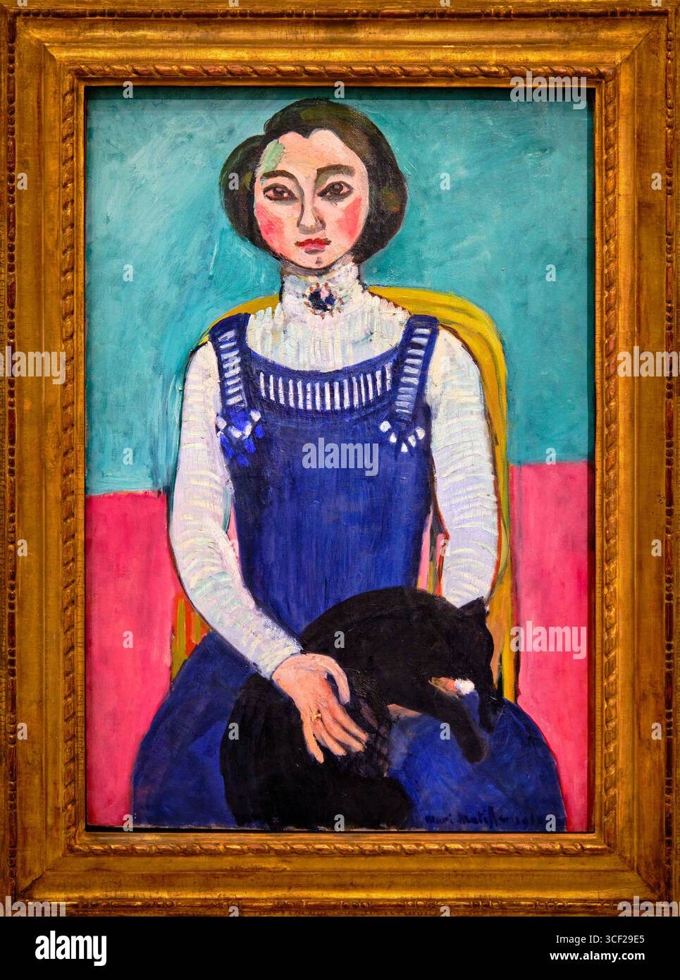 Matisse painting cat hi-res stock photography and images - Alamy