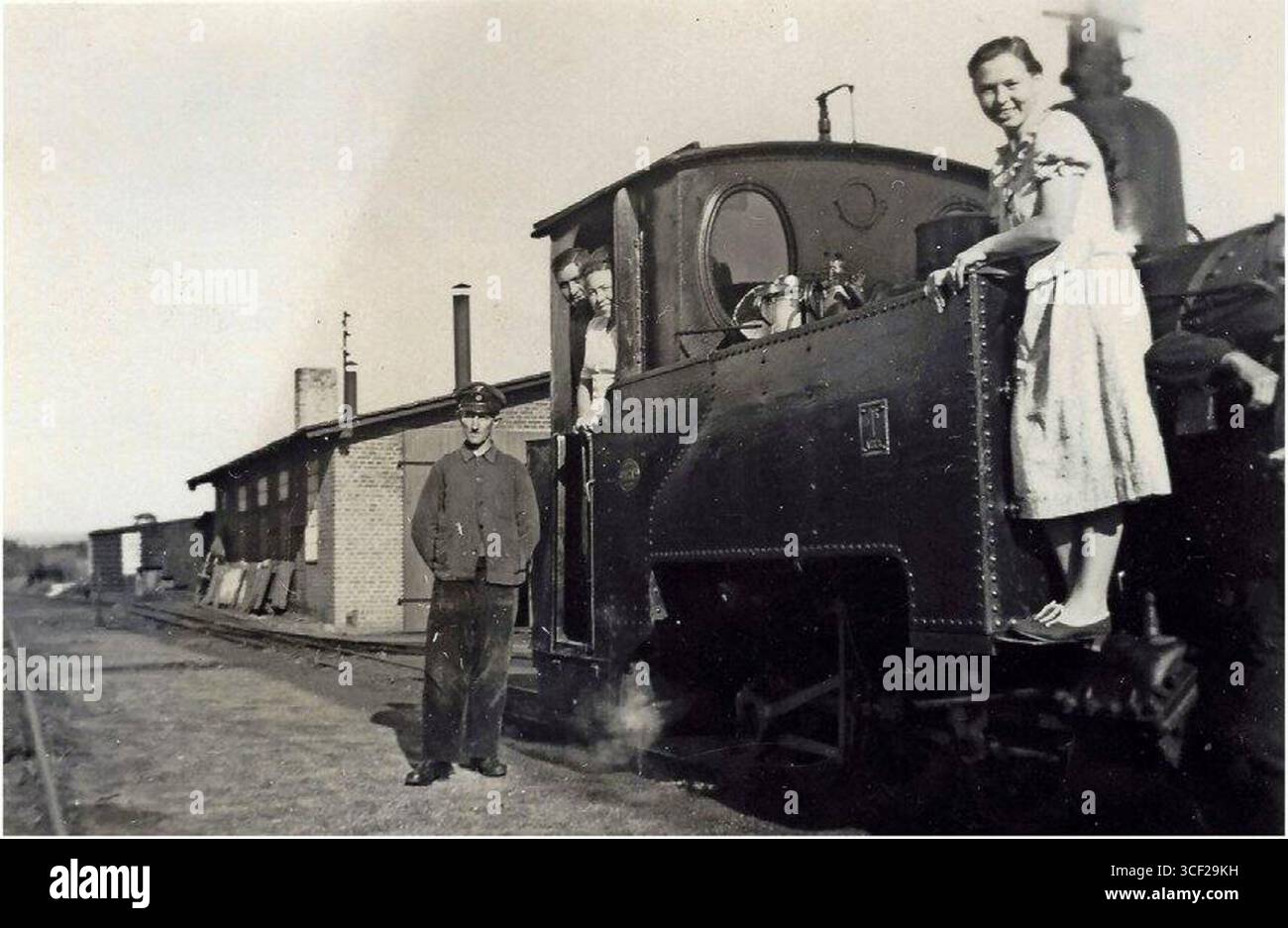 This image features a steam locomotive from the Anklam-Lassaner ...