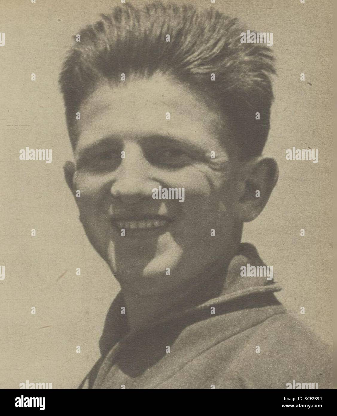Ján Zachara, the winner of the 1952 Olympic Games, is depicted in this ...
