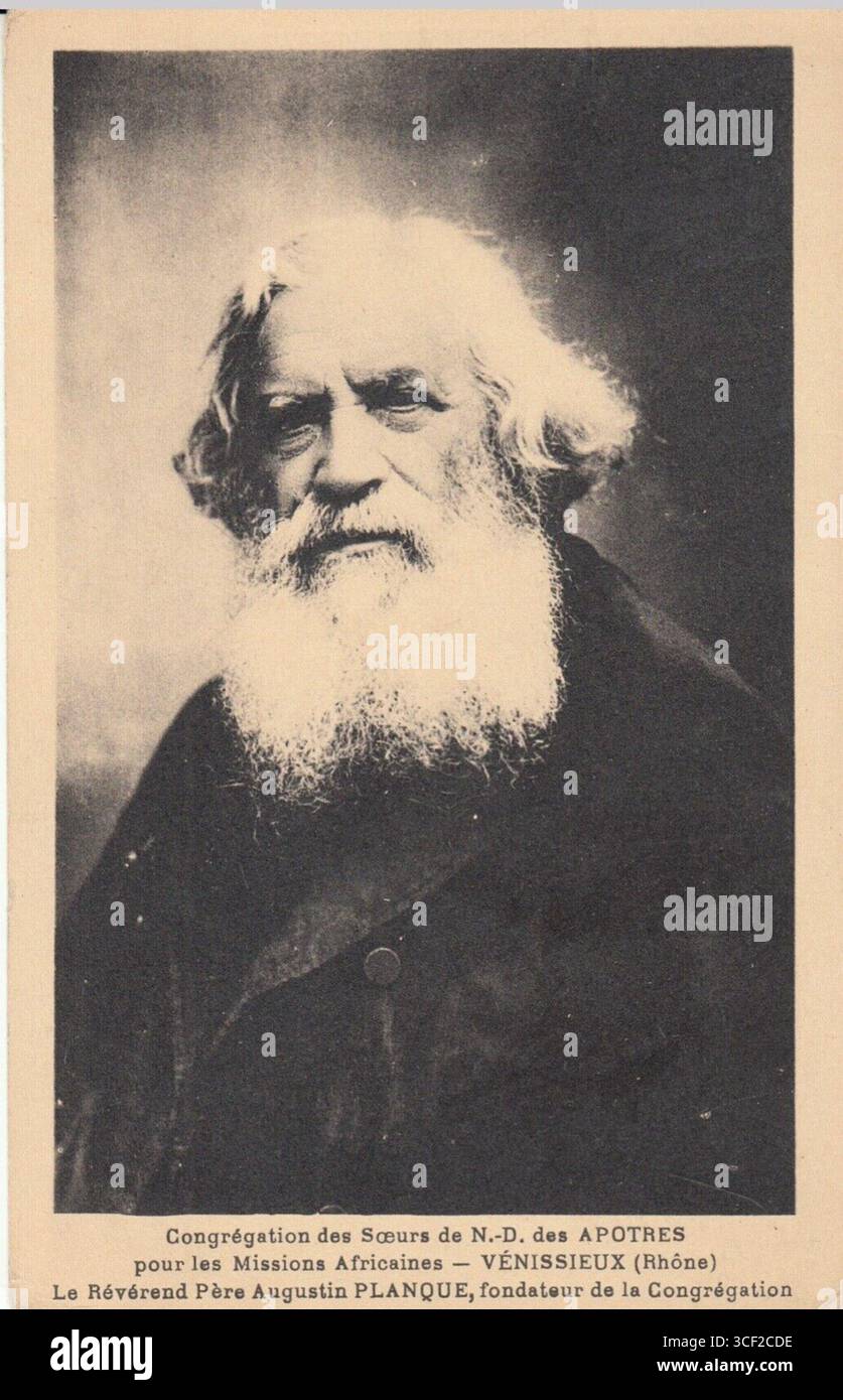 A photograph of Reverend Father Augustin Planque, a missionary with the ...