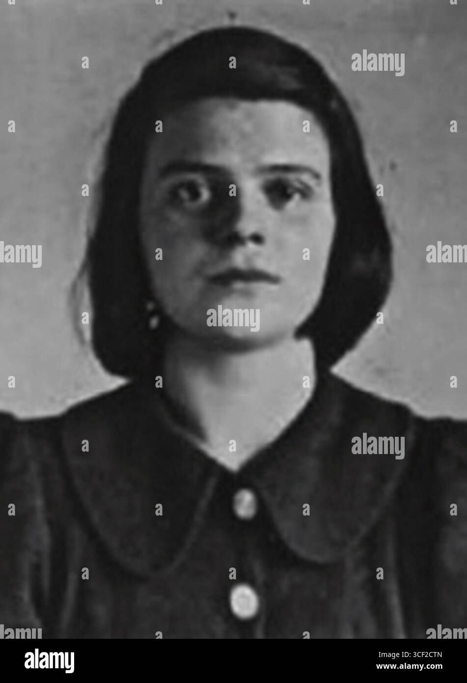 This photo of Sophie Scholl, taken by the Gestapo on February 20, 1943 ...