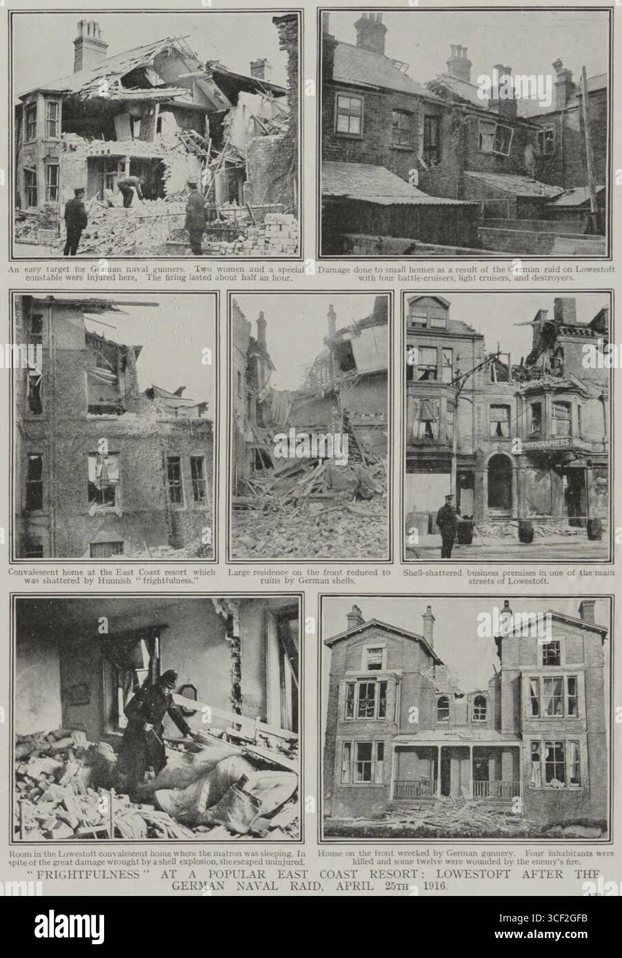 After the German naval raid on April 25, 1916, the British resort town ...