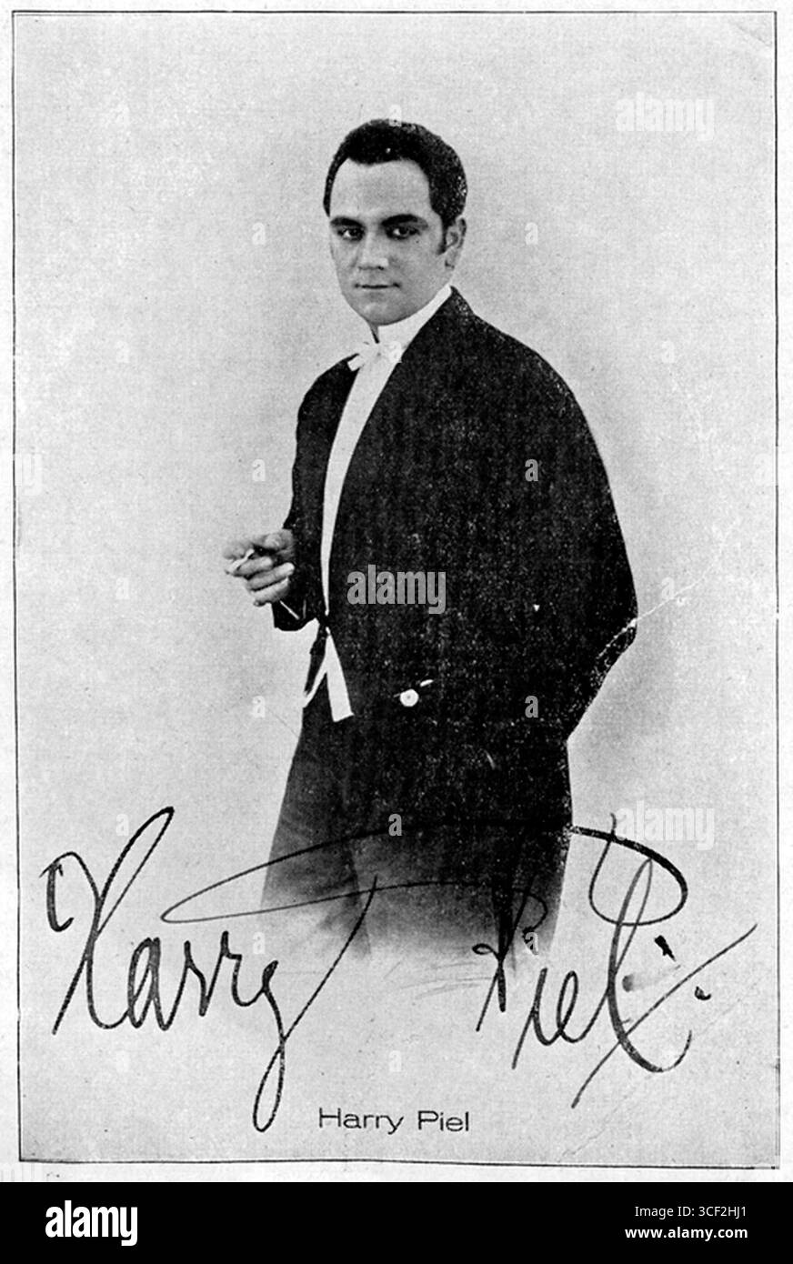 A portrait of Harry Piel, a well-known German actor, director, and ...