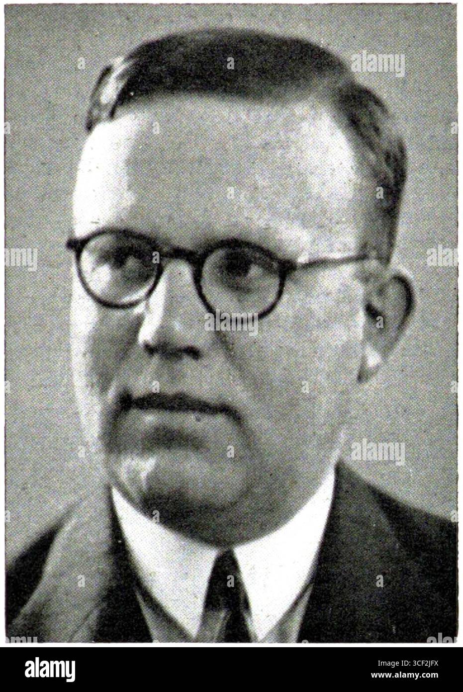 Portrait of Ir. Johannes Andreas Brinkman, taken around 1938. Brinkman ...