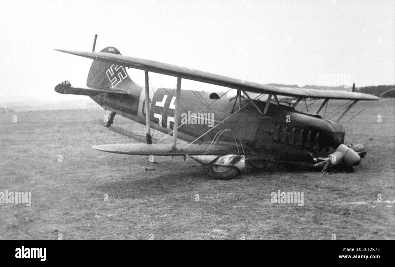 Heinkel he 51 c Black and White Stock Photos & Images - Alamy