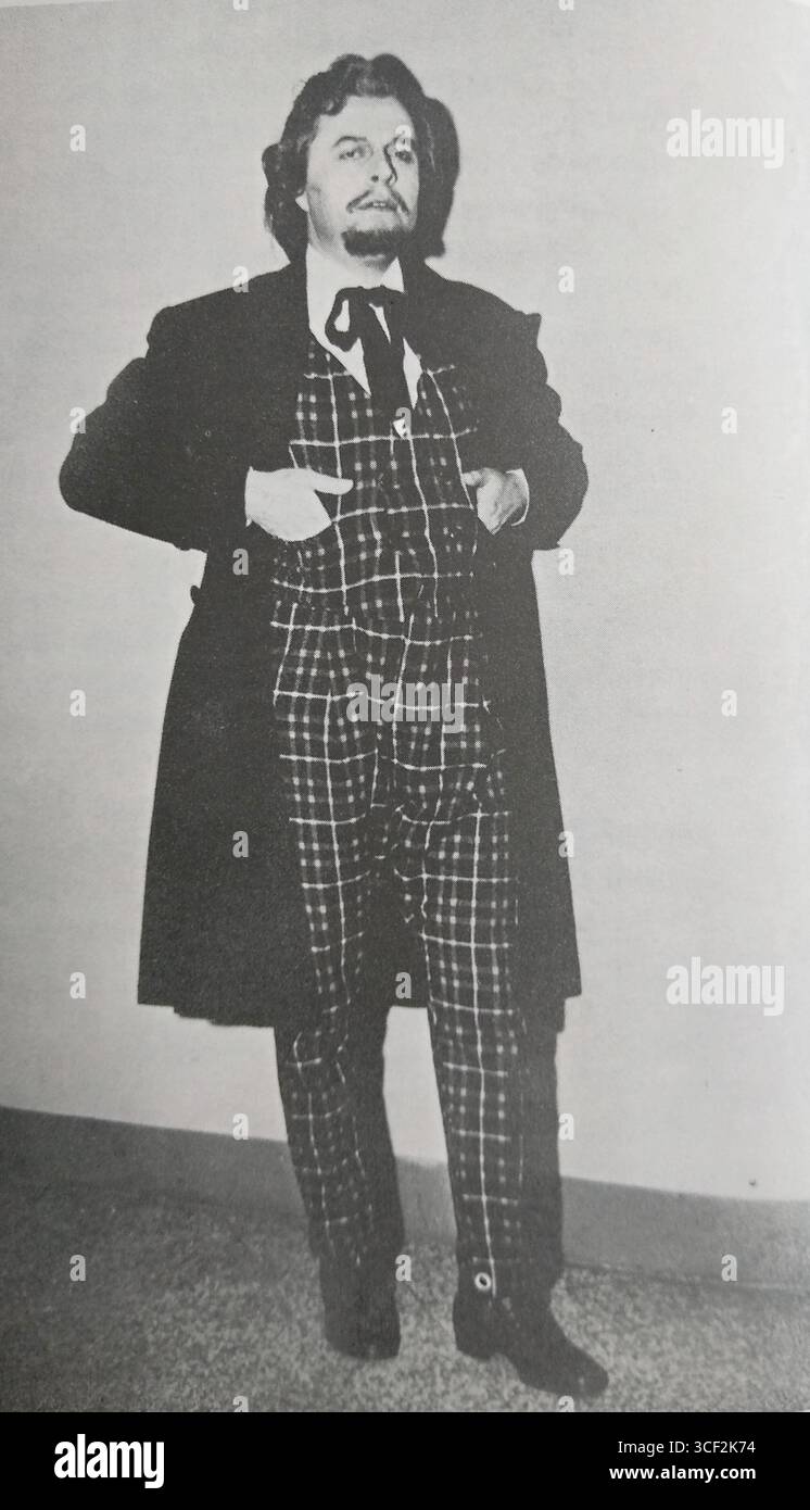 Boris Christoff portrayed Colline in the 1940s, performing in the opera ...