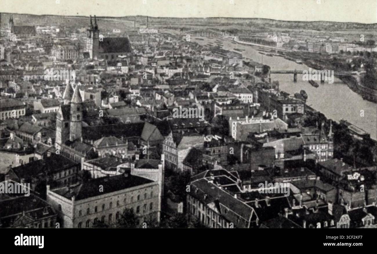 This undated postcard photo, taken before 1945, shows a view from the ...