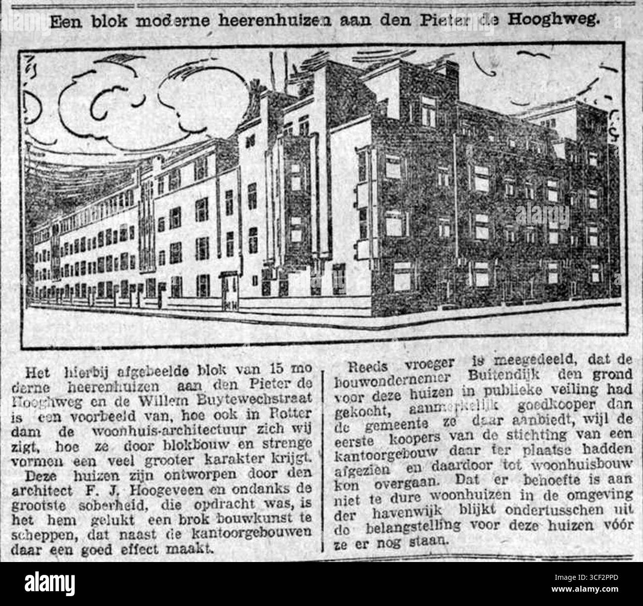 Modern dutch residential architecture Black and White Stock Photos ...