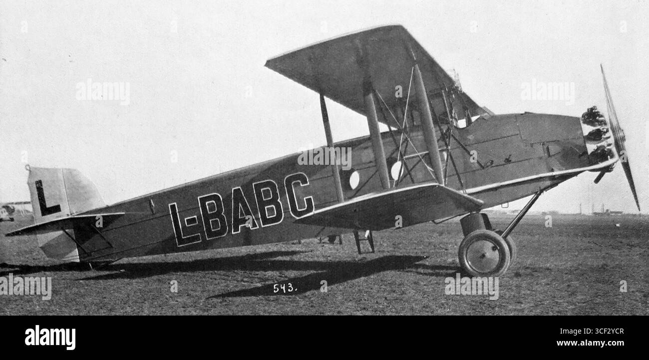 The Avia BH-25 is another biplane, equipped with a Jupiter IV engine ...