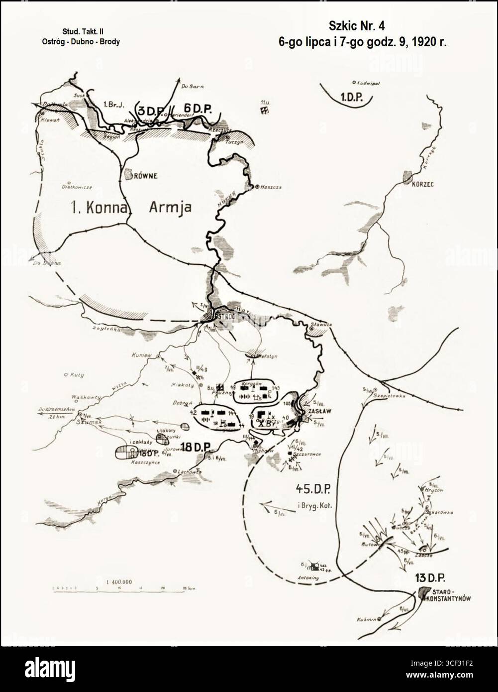 This sketch by Fr. Arciszewski represents military movements of the ...