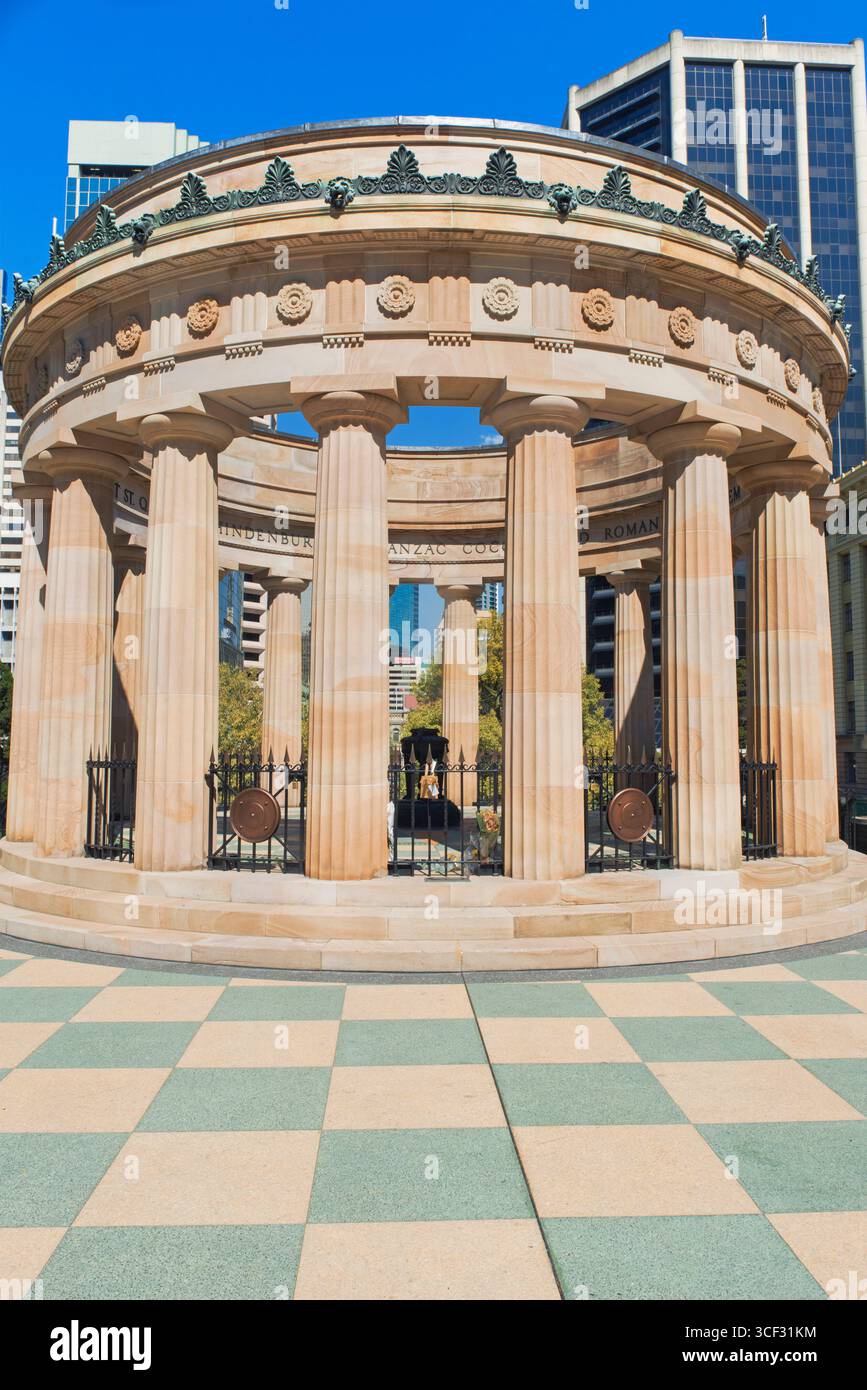 The Shrine of Remembrance, Anzac Square, Brisbane, Queensland ...
