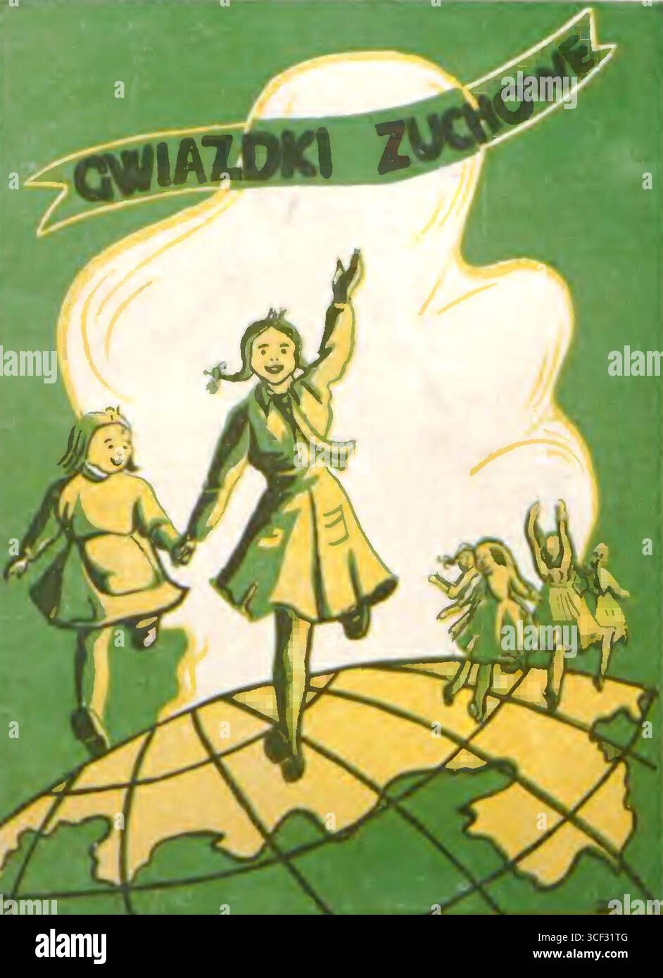 A graphic illustration from the 1939 Polish scouting book 'Gwiazdki ...
