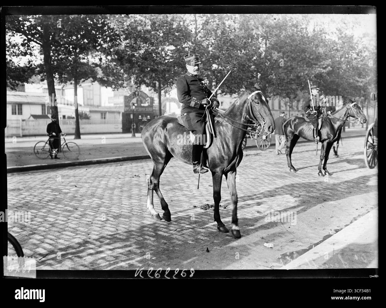 The photograph taken on October 7, 1906, shows Commandant Souillard ...
