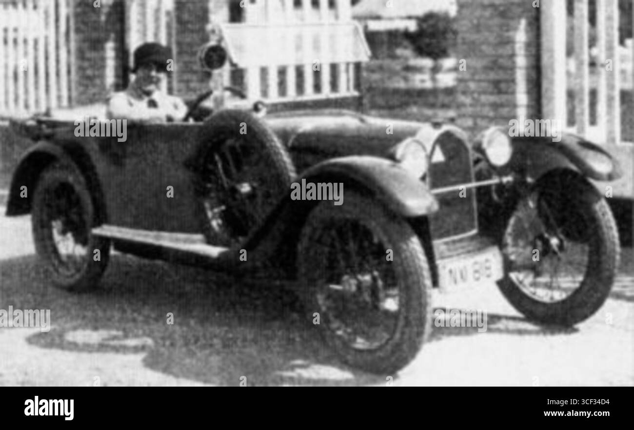 A photograph of the Enka Roadster from the 1920s, highlighting its ...