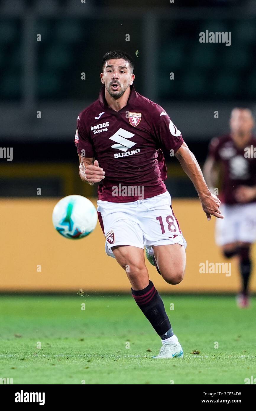 Torino’s Giovanni Simeone during the round of 64 Frecciarossa Italian ...