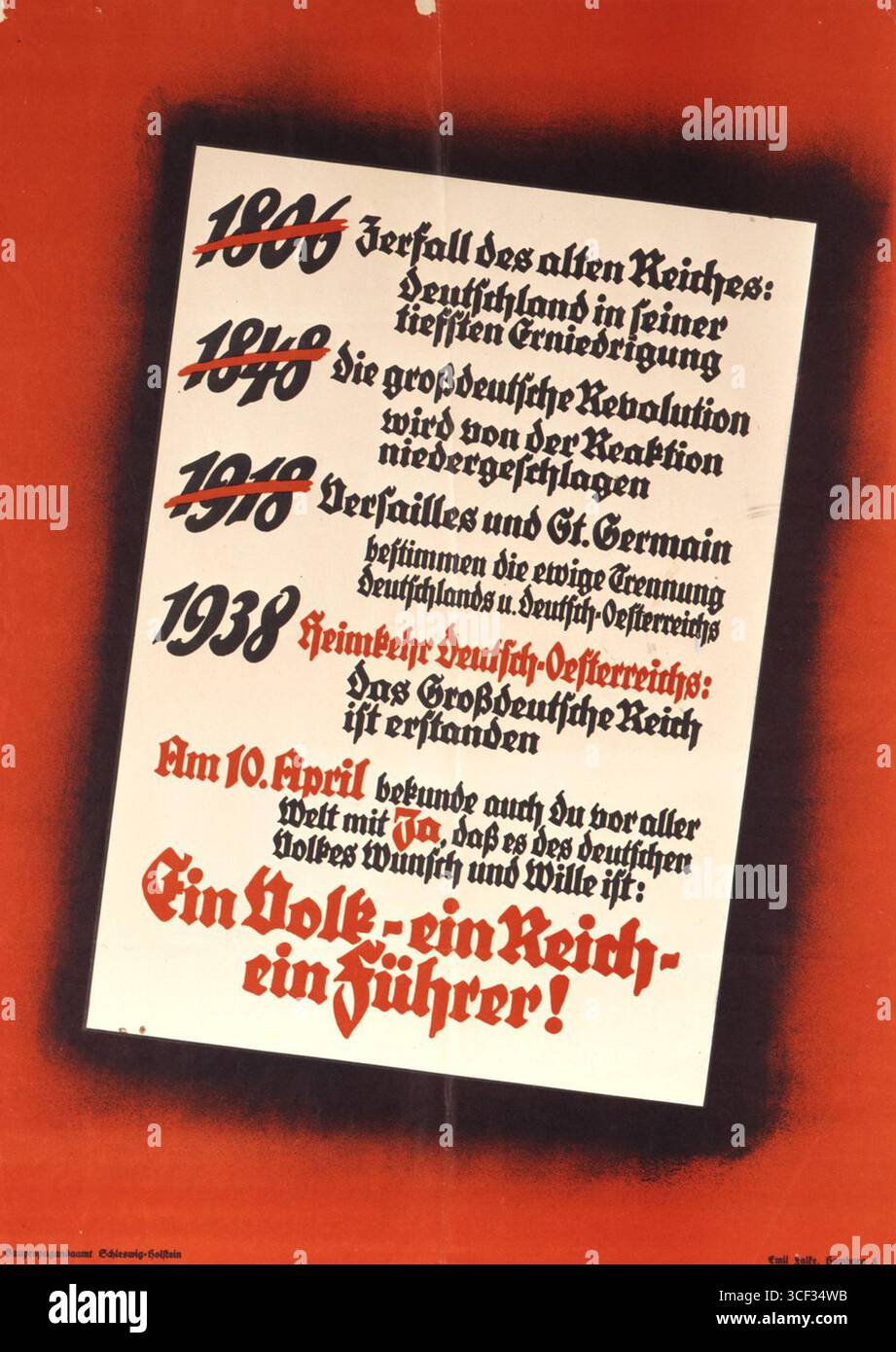 The Nazi slogan 'Ein Volk, ein Reich, ein Führer' was used after ...