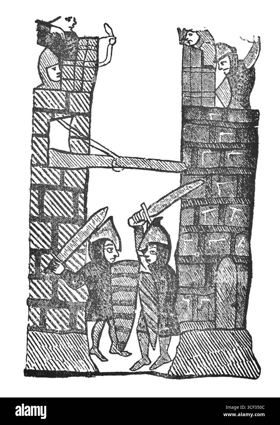 Illustration from the 1902 book 'On Heraldry or the Knowledge of Coats ...