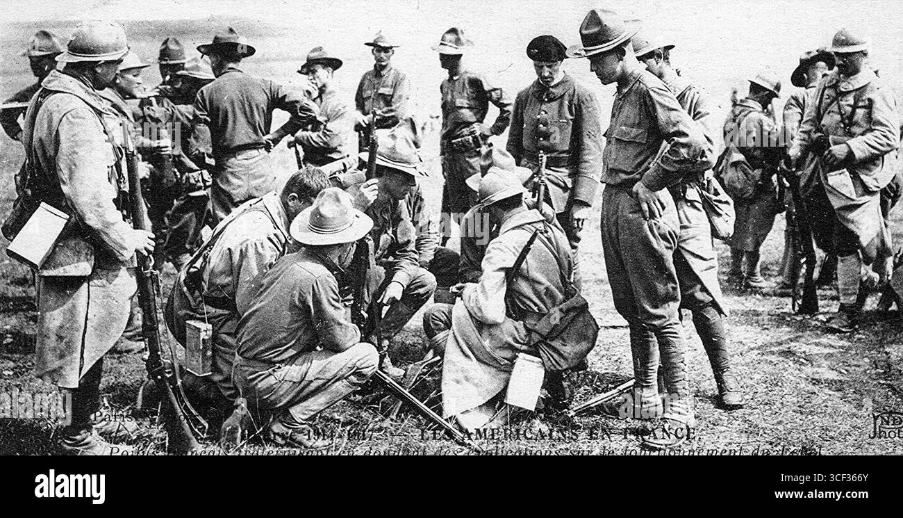 French army training wwi hi-res stock photography and images - Alamy