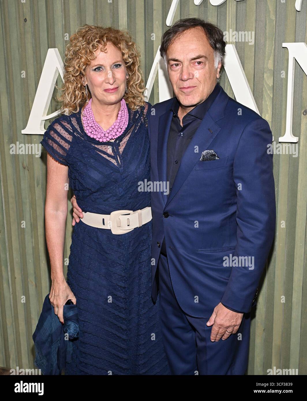 Lucia Appignanesi, left, and wife Francesco Acquaroli attend the ...