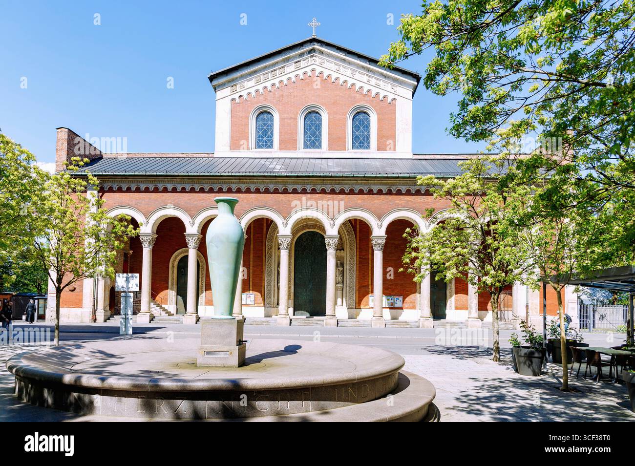 Benedictine Abbey of St. Boniface in Munich, Bavaria, Germany Stock ...