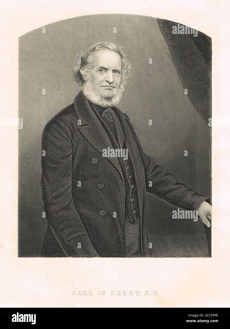 Lord Stanley, 4th Earl of Derby, three times Prime Minister of the ...